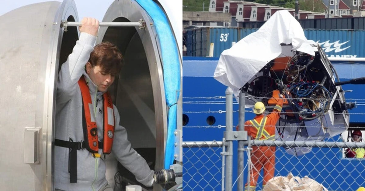 Tàu lặn Titan được trục vớt lên bờ, phát hiện những người qua đời kẹt ...