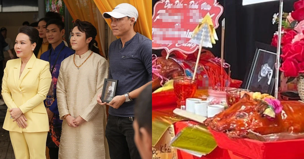 The portrait of the late artist Chi Tai appeared at the d.eath ...