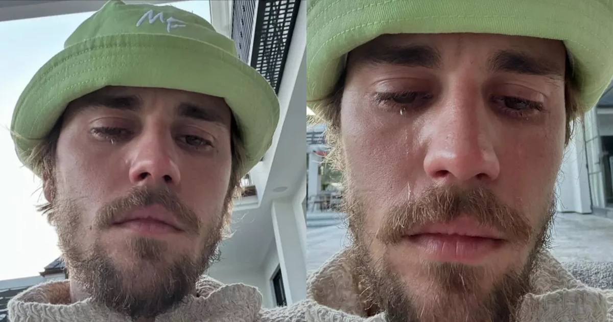 Justin Bieber accidentally posted a photo of him crying and then ...