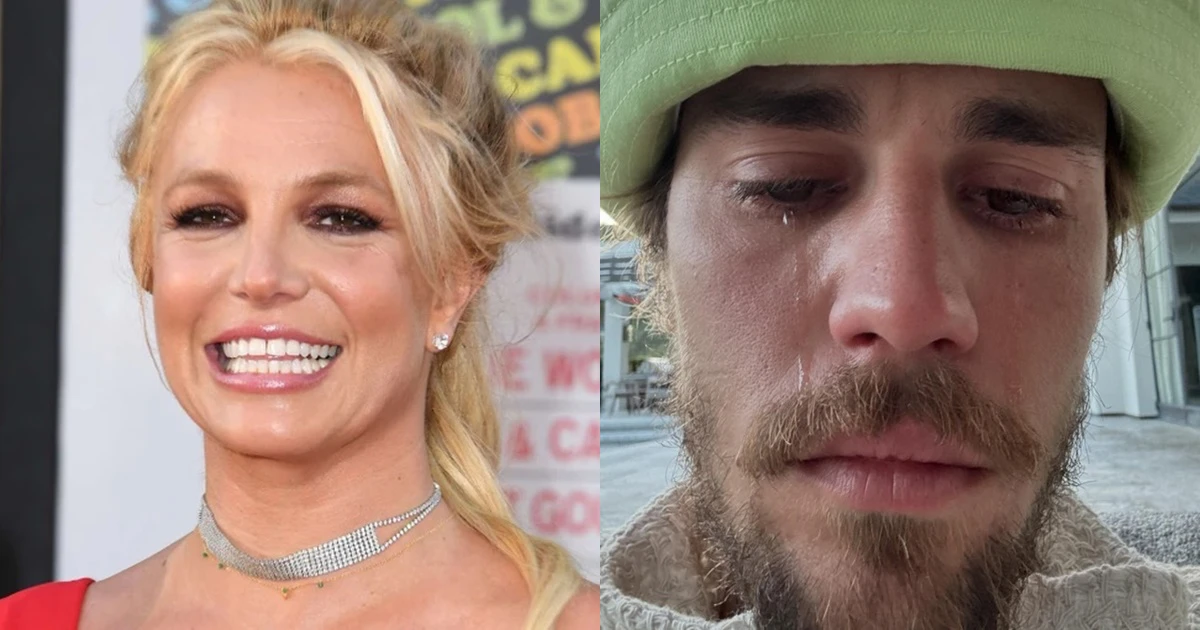 Britney Spears lấy ảnh Justin Bieber khóc làm meme, tự hào khoe "chiến ...