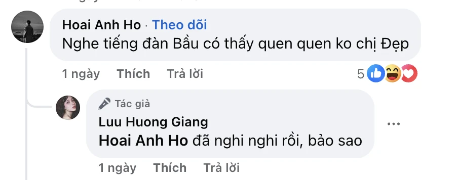 Ho Hoai Anh Luu Huong Giang attracted attention from a small detail ...