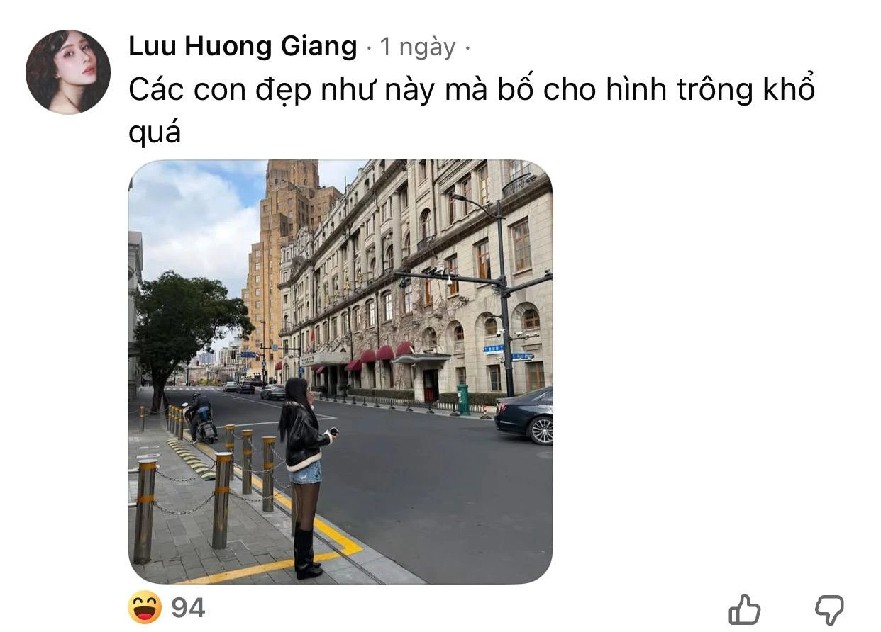 Ho Hoai Anh Luu Huong Giang attracted attention from a small detail ...